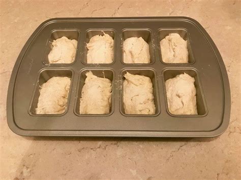 Baguette Brötchen magique aus der Mini Kuchen Form von Pampered Chef