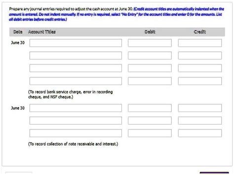 VIDEO Solution Prepare Any Journal Entries Required To Adjust The Cash