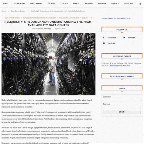 Reliability And Redundancy Understanding The High Availability Data