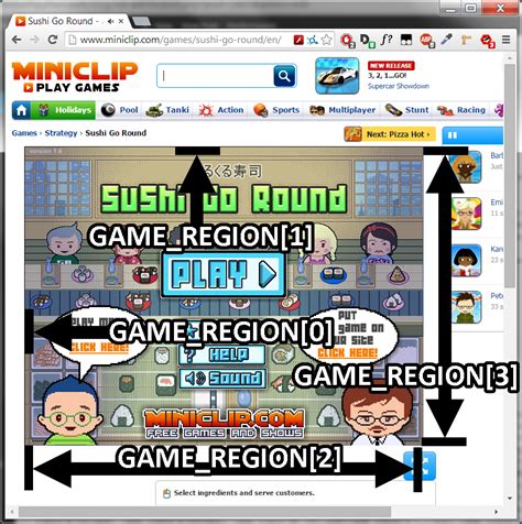 Programming A Bot To Play The Sushi Go Round Flash Game The Invent