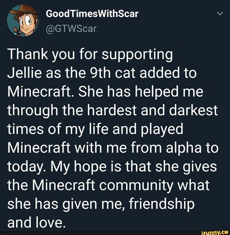 Any Love For Scar And Jellie Out There Thank You For Supporting