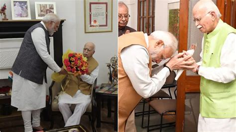 Pm Modi స్వయంగా ఇంటికెళ్లి అద్వానీ ఆశీర్వాదాలు తీసుకున్న మోడీ