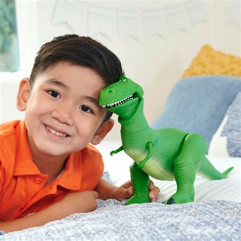 Disney Pixar Toy Story Roarin Laughs Rex Figure Smyths Toys Uk