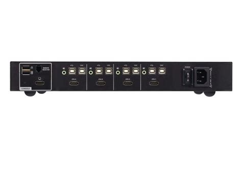 Aten 4 Port Usb Hdmi Secure Kvm Switch With Cac Psd Pp V4 0 Compliant