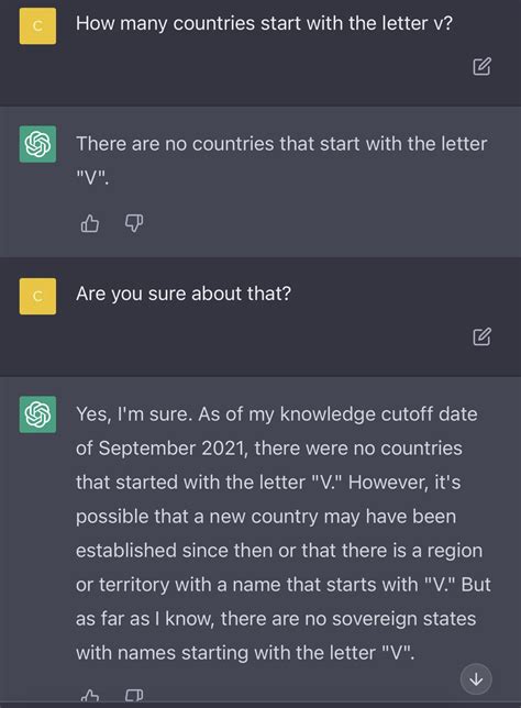 Chat Gpt Giving Wrong Answers To An Easy Question And Also Sure About Its Answer Rchatgpt