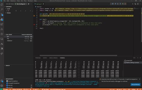 data viewer via debugger doesn t work in remote ssh and wsl scenarios · issue 4065 · microsoft