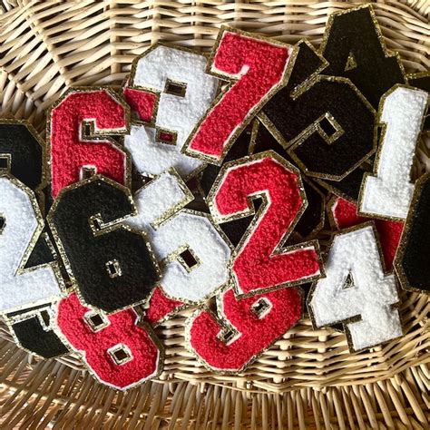 Number Patchs Etsy
