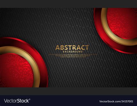 Abstract Decoration With Circle Overlap Layer Vector Image