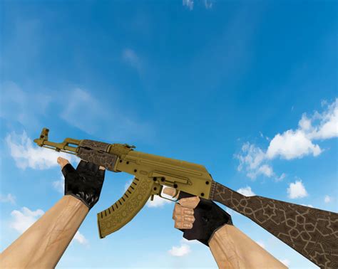 Ak 47 Золотая арабеска Gold Arabesque для Cs 1 6 скачать на All