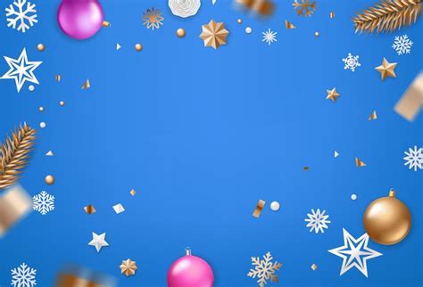 Plantilla De Tarjeta De Felicitación Navideña Vector Premium