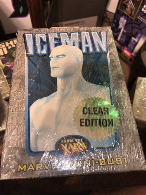 Bowen Designs Iceman Clear Version Mini Bust Limited To 2500 Comic