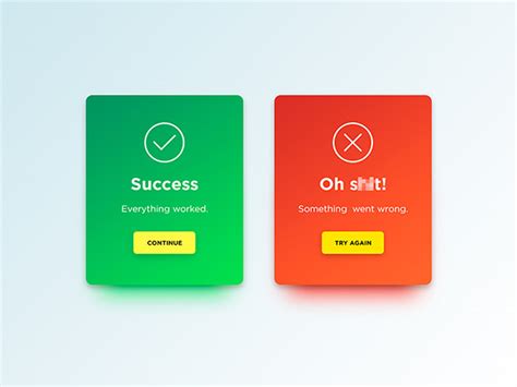 Beautiful Examples Of Flash Message UI Designs Naldz Graphics