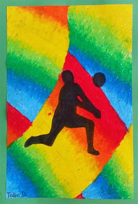 Gr8 Art Fun Olympic Silhouettes