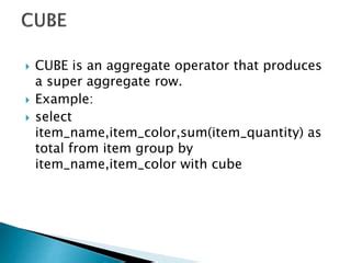 Sql Server Session Group By Clause Ppt