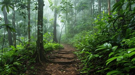 Asian Tropical Rainforest Subtropical Forest Background Forest Nature