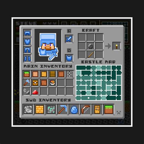Colored Minecraft Inventory 160x144 By Elmohidalgo On Deviantart