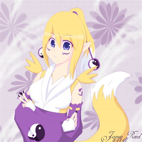 Renamon Human Form By Sangootaku On Deviantart