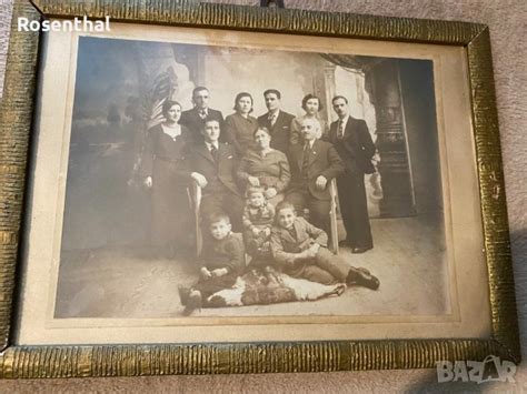 Стара снимка фотография в рамка в Антикварни и старинни предмети в гр