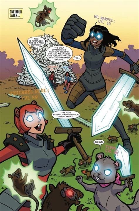 Tomorrows Ms Marvelsquirrel Girl 1 Will Be Missing A Page