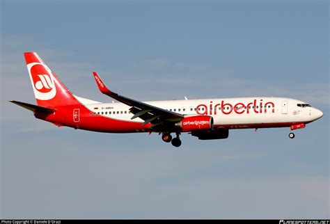 D Abkh Air Berlin Boeing 737 86jwl Photo By Daniele Dorazi Id