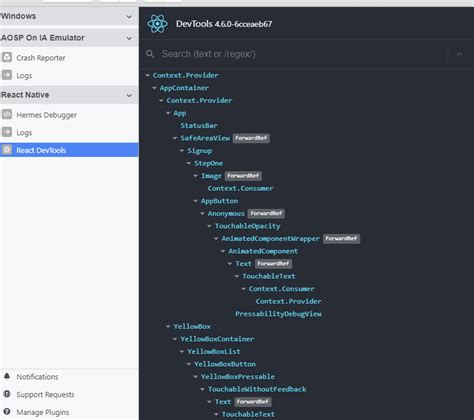 Reactjs Network Section Not Showing In Flipper Debugger App Stack