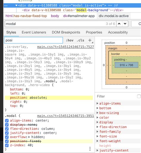 Modal Container Does Not Cover Full Screan · Issue 2278 · Jgthmsbulma · Github