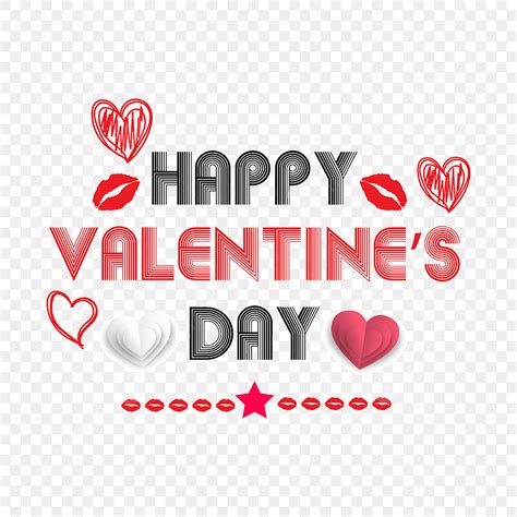 해피 발렌타인 데이 배경 손으로 그린 스타일 선물 세련된 발렌타인 데이 Png 일러스트 및 벡터 에 대한 무료 다운로드