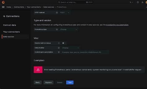 TKG Fixing The Prometheus Data Source In The Grafana Package Cloud Native Apps