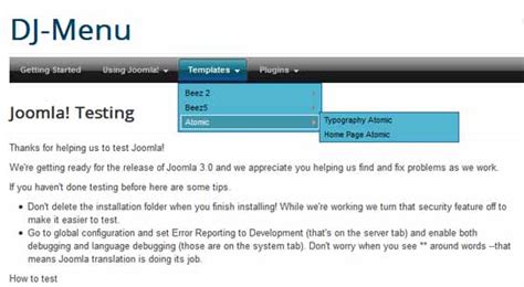 10 Top Menu Joomla Extension Free Menu Joomla