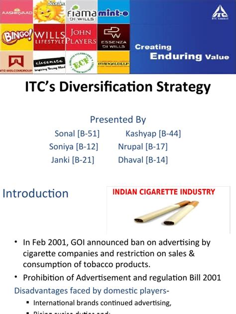 Itc Diversification Case Solution Pdf Business Economies
