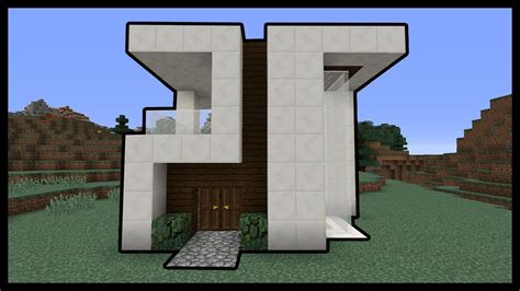 Minecraft Come Fare Una Casa Moderna Youtube