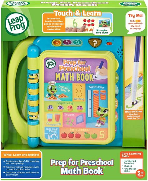 Toy Leapfrog Prep For Preschool Math Book A Ally And Sons