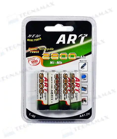 PILAS RECARGABLES AA PACK DE UNIDADES Tegnamax