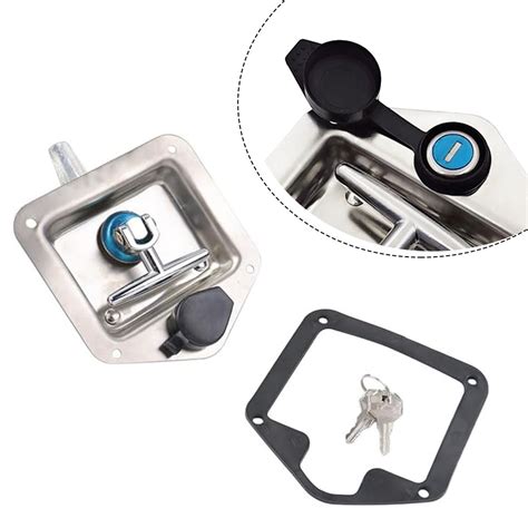 Tool Box Latch Stainless Steel T Handle Latch With Lock For Truck Rv