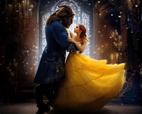Hd Desktop Wallpaper Emma Watson Movie Dan Stevens Beauty And The