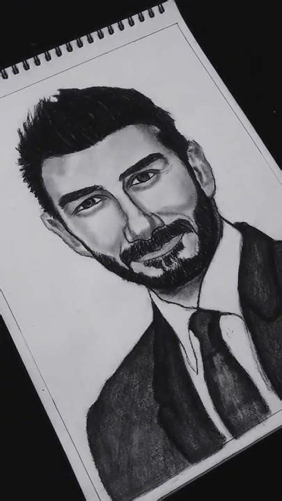 Draw To Devid Beckham Drawing Speeddrawing Drawing Youtubeshorts