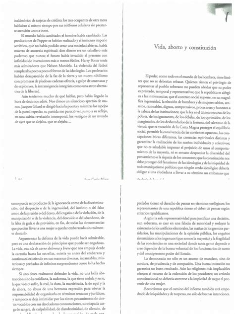 Vida Aborto Y Constitución Juan Carlos Mieses Pdf