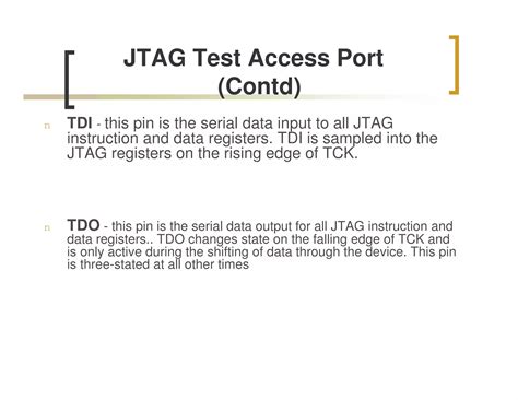 Jtag Presentation Pdf