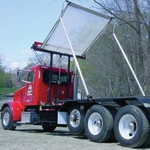 TARP GUY Rolloff Tarp Systems Swing Arm Flip Tarp Systems Auto Tarpers Rack N Pinion RP4500