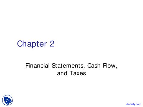 Financial Statements Global Financial Management Lecture Slides