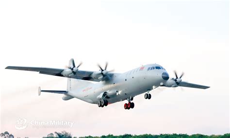 Y 9 Transport Aircraft Takes Off For Flight Training Photos 中国军网（英文版）
