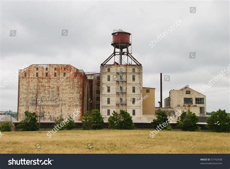 Old Abandoned Grain Processing Factory On Stock Photo 57742438 Shutterstock