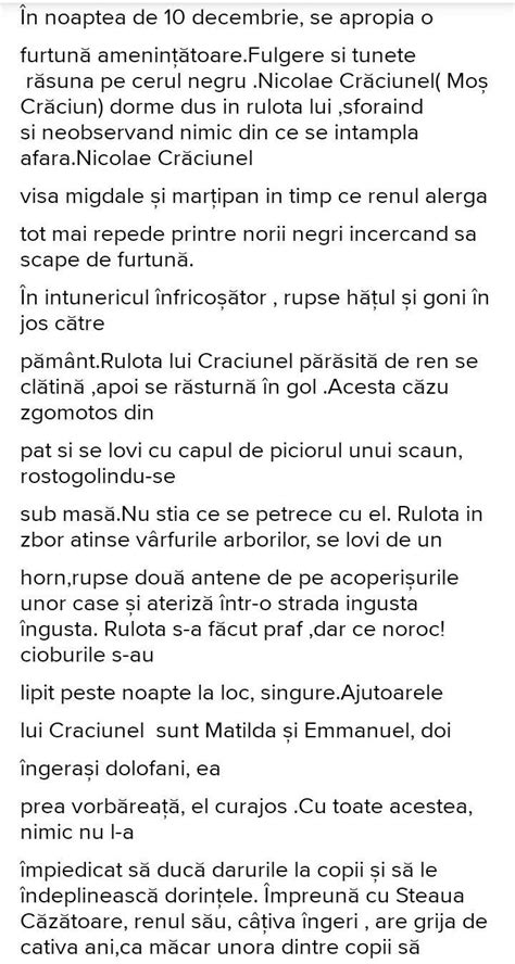 povestire pe textul Crăciunel după Cornelia Funke repede va rog dau