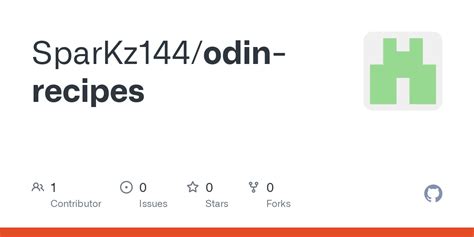 GitHub SparKz Odin Recipes