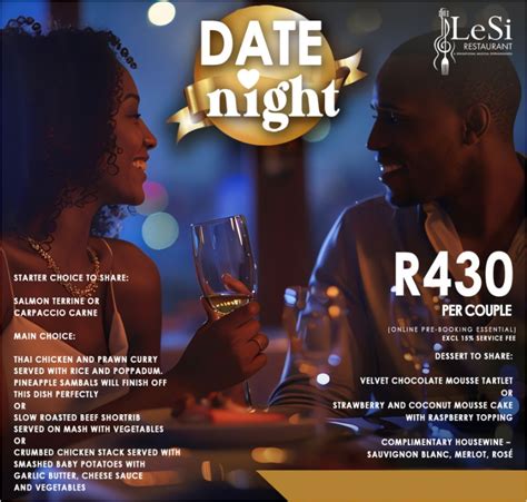 Date Night Dinner Pretoria