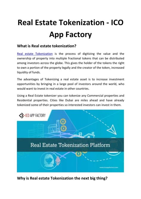 Ppt Real Estate Tokenization Powerpoint Presentation Free Download