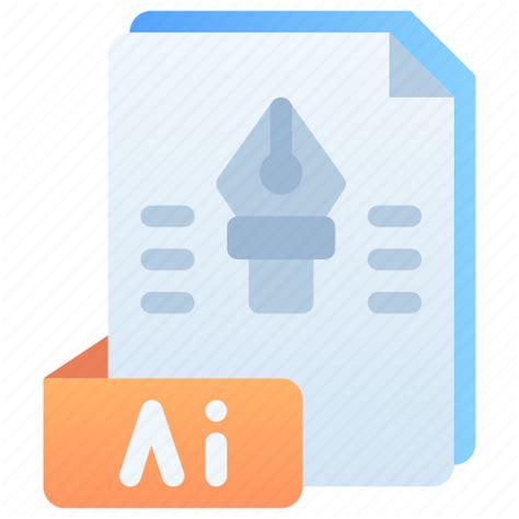 Ai Format File Extension Graphic Design Creative Art Icon Download On Iconfinder