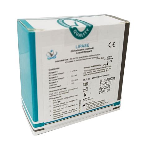 Reagent For Lipase Accurate Pancreatic Enzyme Testing