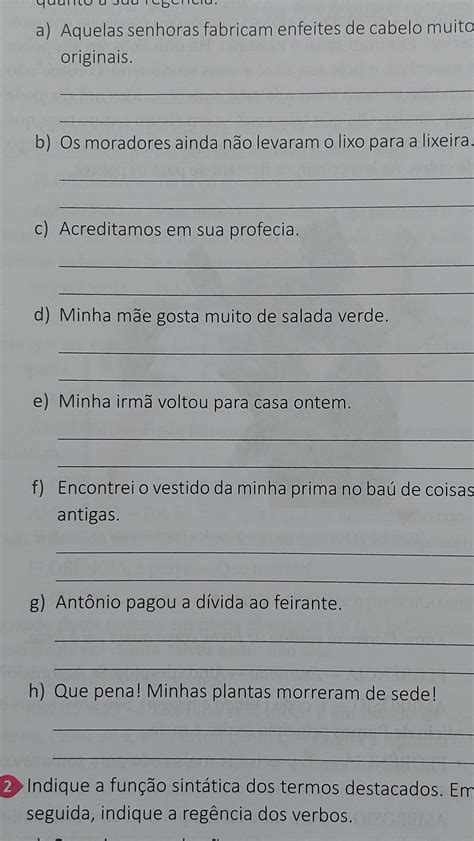 Identifique O Modo Dos Verbos Nas Orações A Seguir Librain