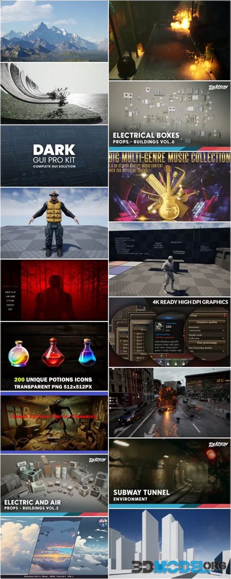 Unreal Engine Marketplace Asset Bundle 1 January 2025 3d Modelorg 3d Models And Textures For